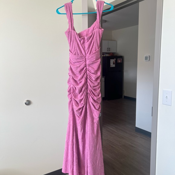 House of CB | Dresses | House Of Cb Cesca Rose Pink Floral Maxi Dress ...